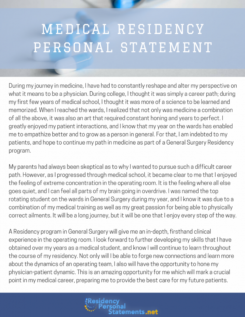 Learn How To Write A Personal Statement For Medical Fellowship
