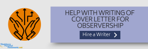 Effective Cover Letter for Observership Writing