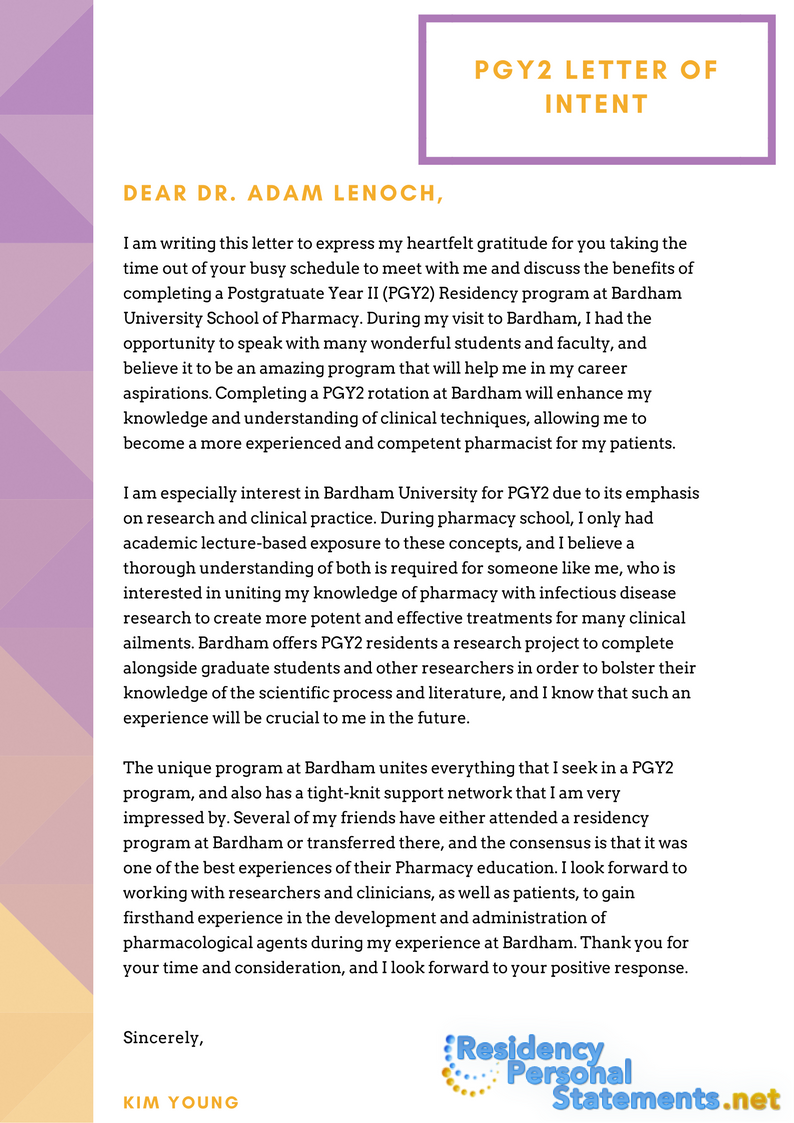 Writing Letter Of Intent Residency Docs With 0 Plagiarism