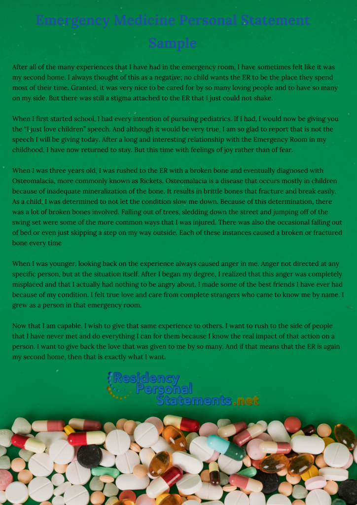 Best Residency Personal Statement Examples for Inspiration