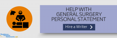 Outstanding General Surgery Residency Personal Statement Writing