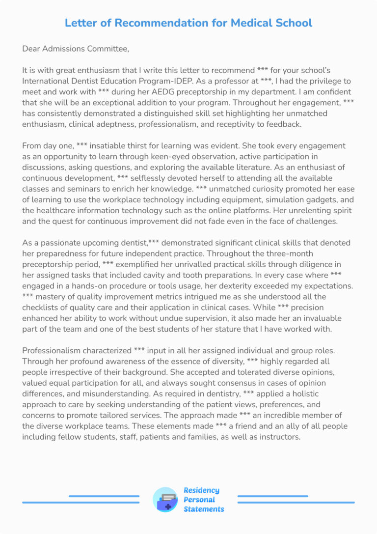 Letters of Recommendation for Medical School | Expert Tips