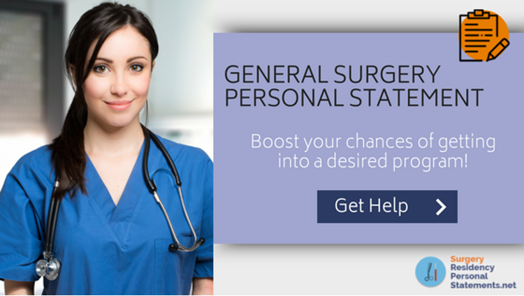 General Surgery Personal Statement Writing Help