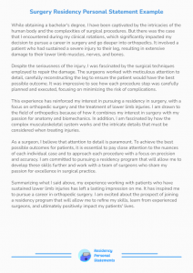 Surgery Residency Personal Statement Writing for Success
