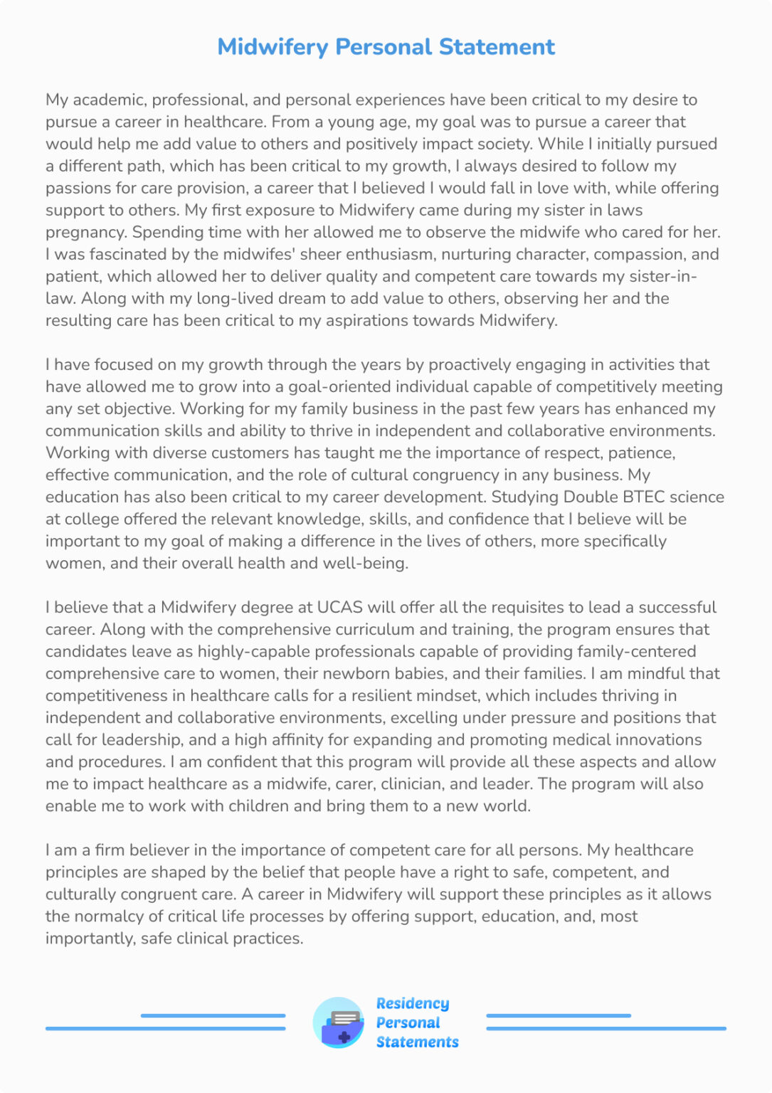 Best Midwifery Personal Statement Writing Assistance