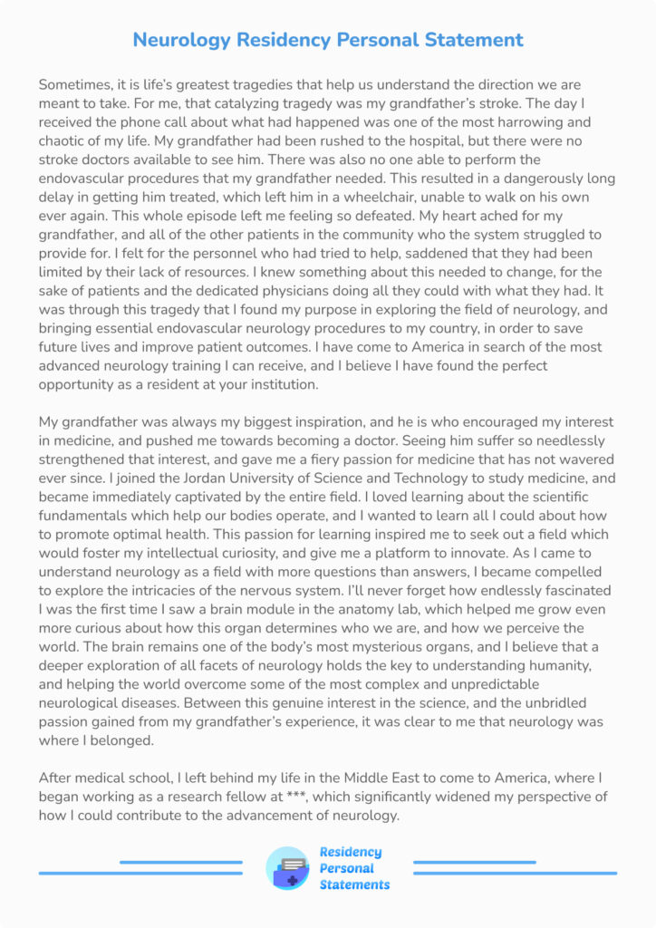 Expert Neurology Personal Statement Writing Assistance